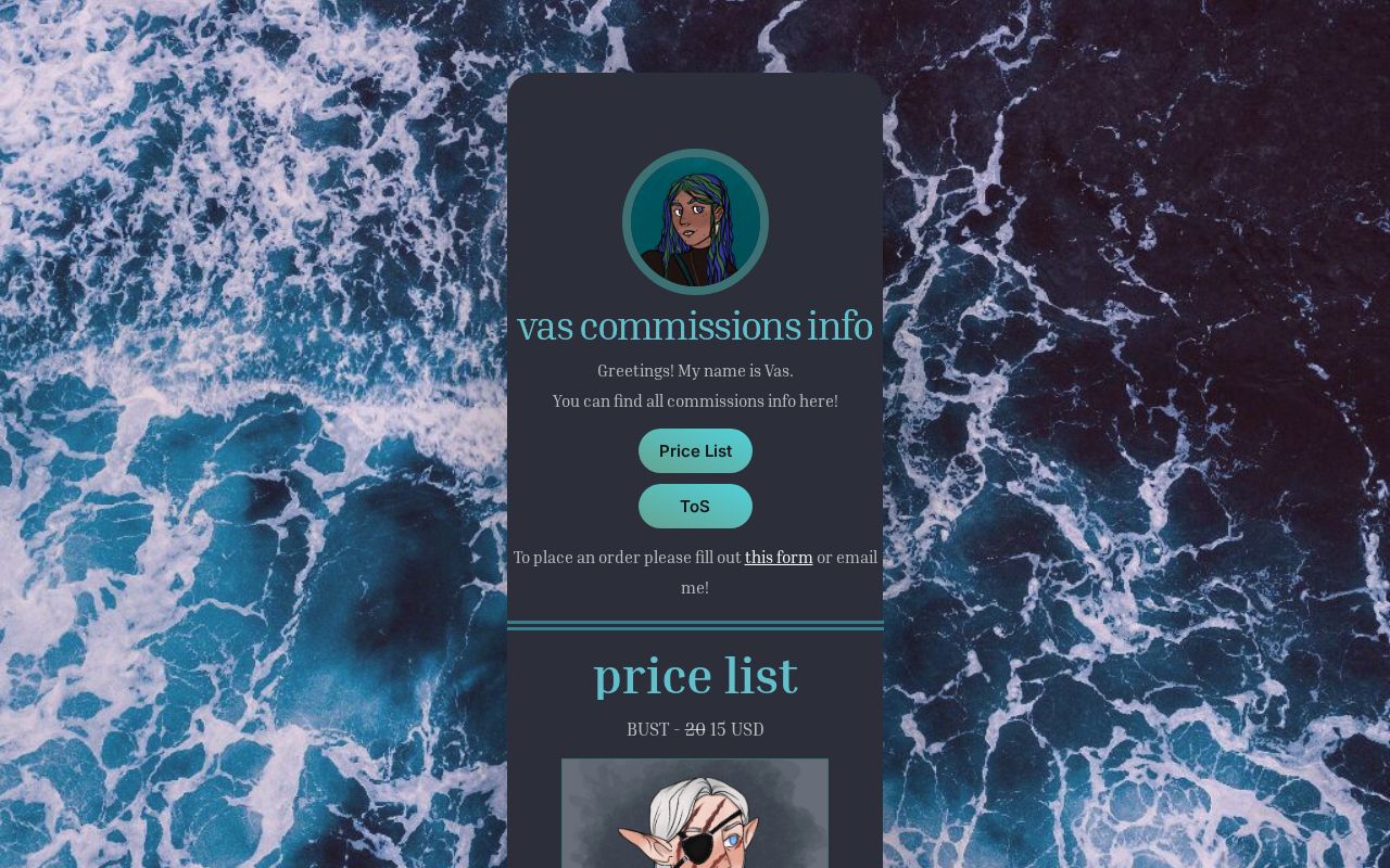 Vas's Commissions Info